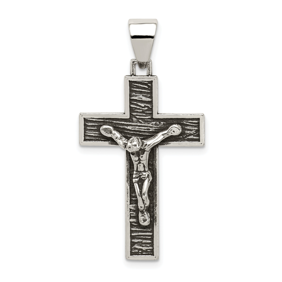 Tiley & Bells | Jewelry | Sterling Silver Antiqued Box Cross Crucifix ...
